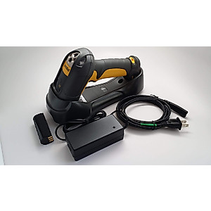 Zebra (Formerly Motorola Symbol) LS3578-FZ, Rugged, Cordless Barcode Scanner with integrated Bluetooth, with Charging Cradle and USB Cord (Renewed)
