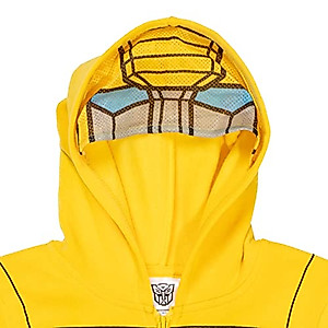 Transformers Bumblebee Little Boys Cosplay Fleece Pullover Hoodie Yellow 6-7