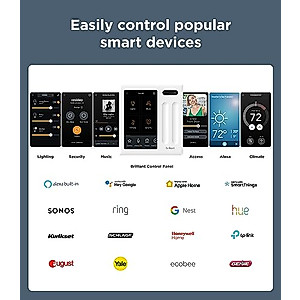 Brilliant Smart Home Control (3-Switch Panel) — Alexa Built-In & Compatible with Ring, Sonos, Hue, Google Nest, Wemo, SmartThings, Apple HomeKit — In-Wall Touchscreen Control for Lights, Music, & More
