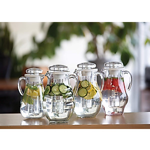 Service Ideas SWP33SB Pitcher, Acrylic, Smooth Body, 3.2 L