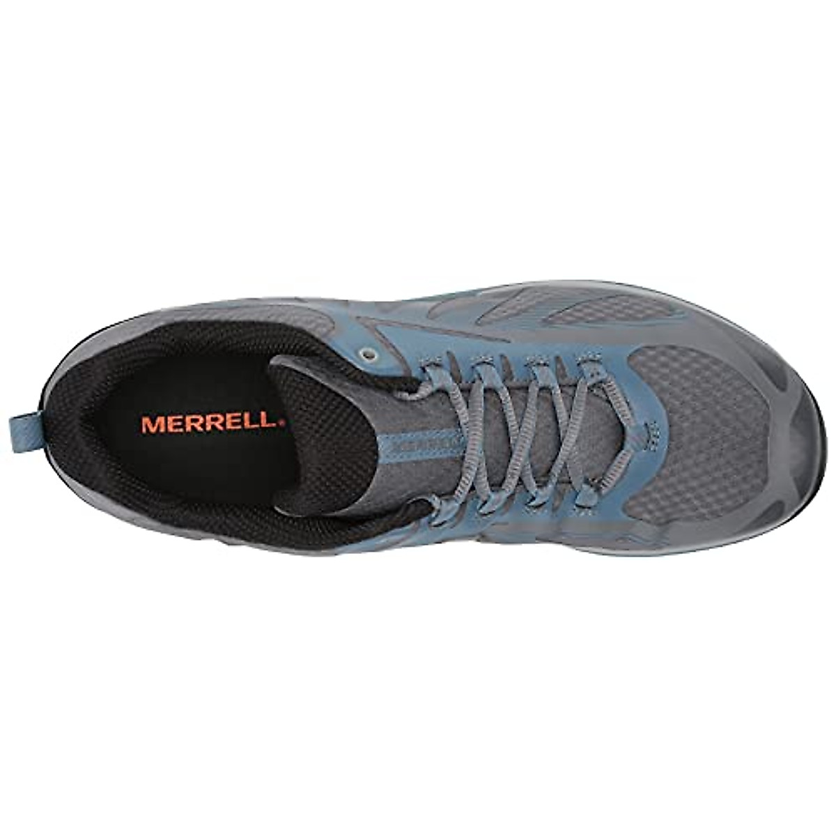 Merrell womens Siren Edge 3 Hiking Shoe, Rock/Bluestone, 8.5 Wide US