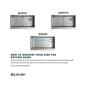 Elkay LKWOBG1113SS Stainless Steel Bottom Grid