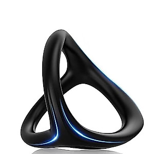 Cock Ring for Male for Sex Penis Rings for Couple Sex Silicone Cock Rings Adult Sensory Toy Penis Ring Soft Silicone Couple Cock Ring for Men Sexual Wellness Hoodies Black Q563t