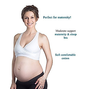 Rumina Racerback Hands Free Pump&Nurse Nursing Bra for Pumping. Perfect for Breastfeeding Pumps by Spectra, Medela, Lansinoh, etc., Nude L