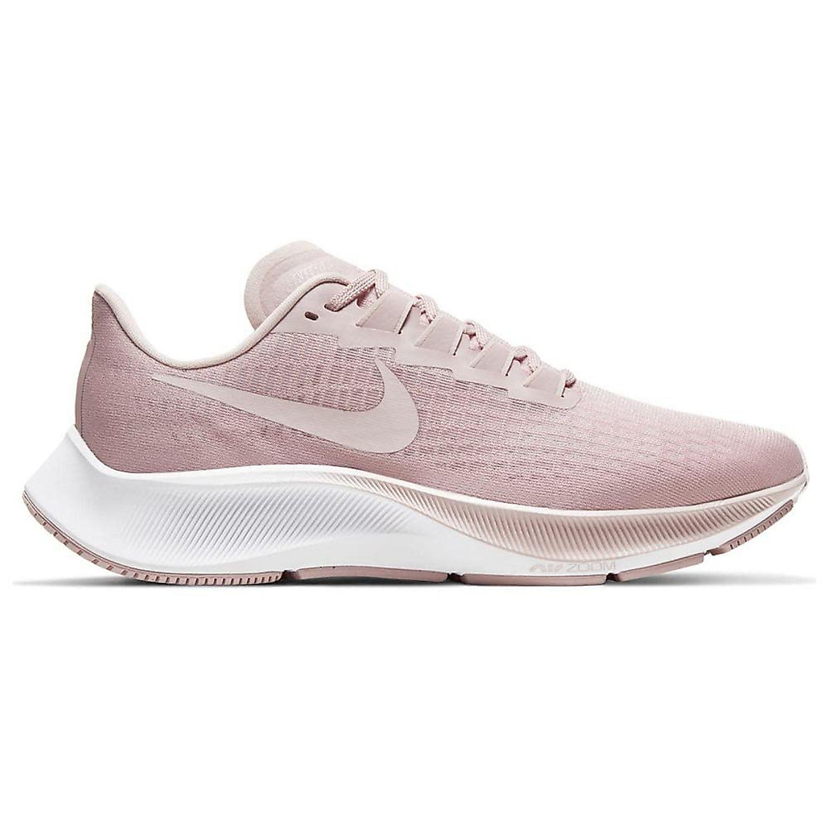 Nike Women's Air Zoom Pegasus 37 Shoes, Champagne Barely Rose White, 8.5 Narrow