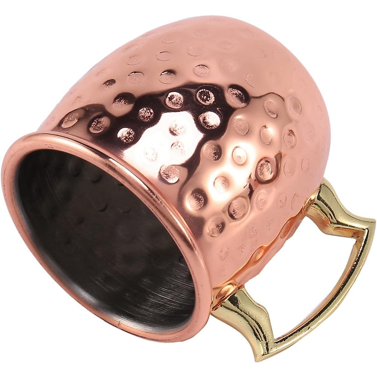 Slybar Mini 2-Ounce Stainless Steel Mug Espresso Mini Mugs Copper Plated Mugs 8