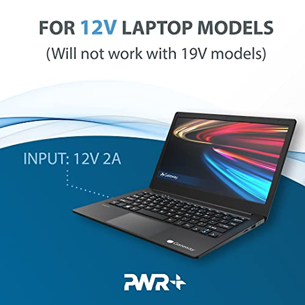 Pwr 12V 2A Charger for SGIN X15 M15 Laptop, Gateway GWTC116 GWTN116 GWTN133 GWTN141 GWNC21524: UL Listed Extra Long Cord Power Supply Ultra Slim Notebook Power AC Adapter Replacement