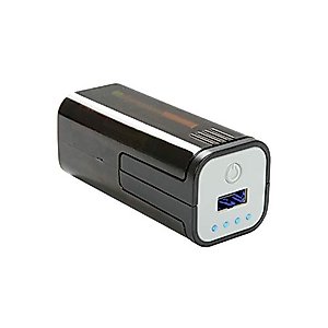 ADCB POW1 - Emergency USB Battery Powered Power Bank Compact Portable 4 AA Batteries Ideal for Smartphones, Tablets, Mobile, Apple, iPhone, Android