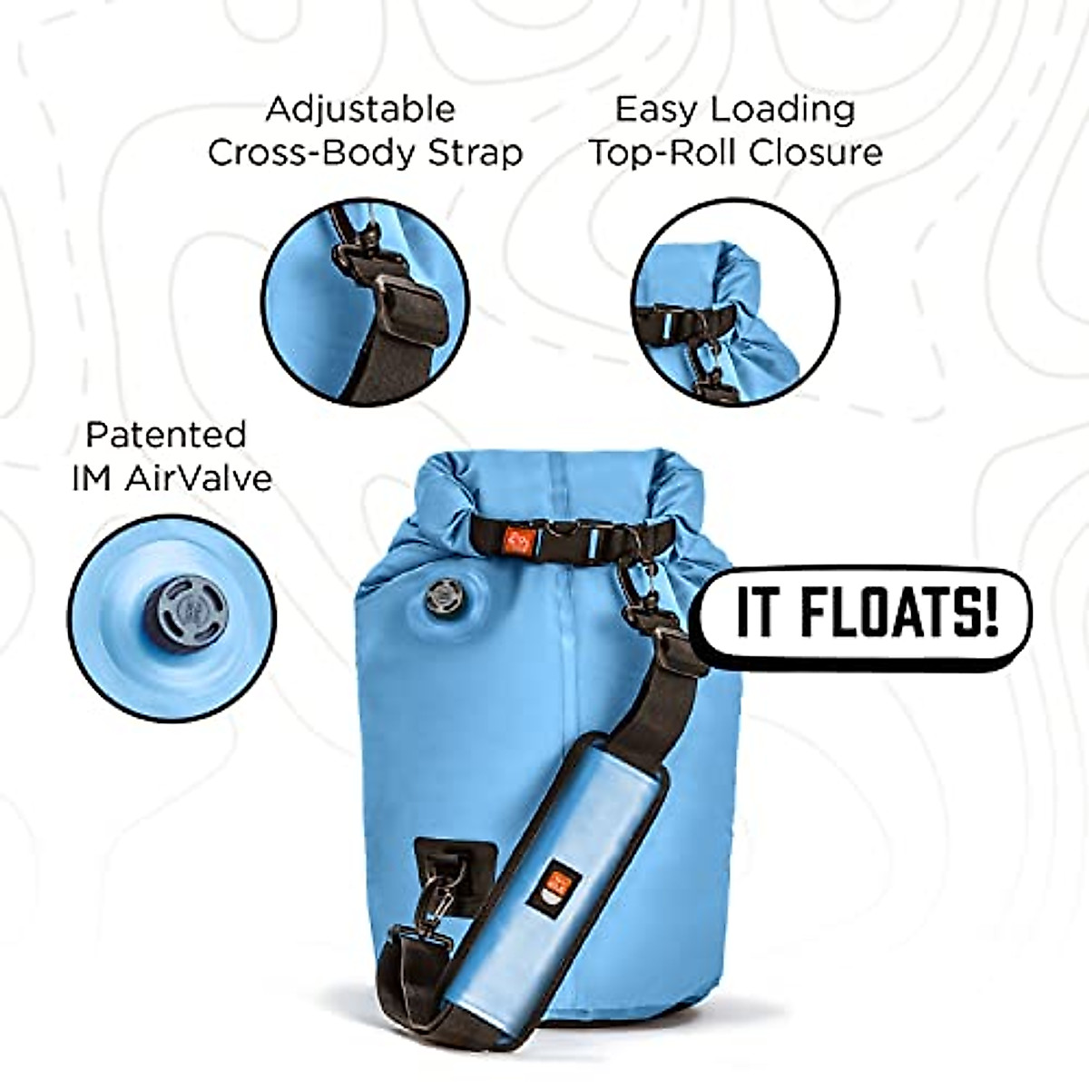 IceMule Classic Small Collapsible Backpack Cooler - 10 Liters, Marine Blue, Waterproof, Hands Free, 24+ Hours Cooling, Soft Sided Cooler for Hiking, Camping, Fishing & Picnics