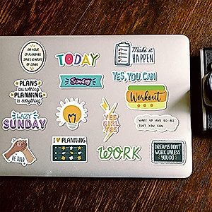 Planner Stickers 54pcs Stickers – Inspirational & Motivational, Cute & Aesthetic Stickers for Adults - Aesthetic Accessories & Sticker Pack for Planner,Scrapbook and Journal