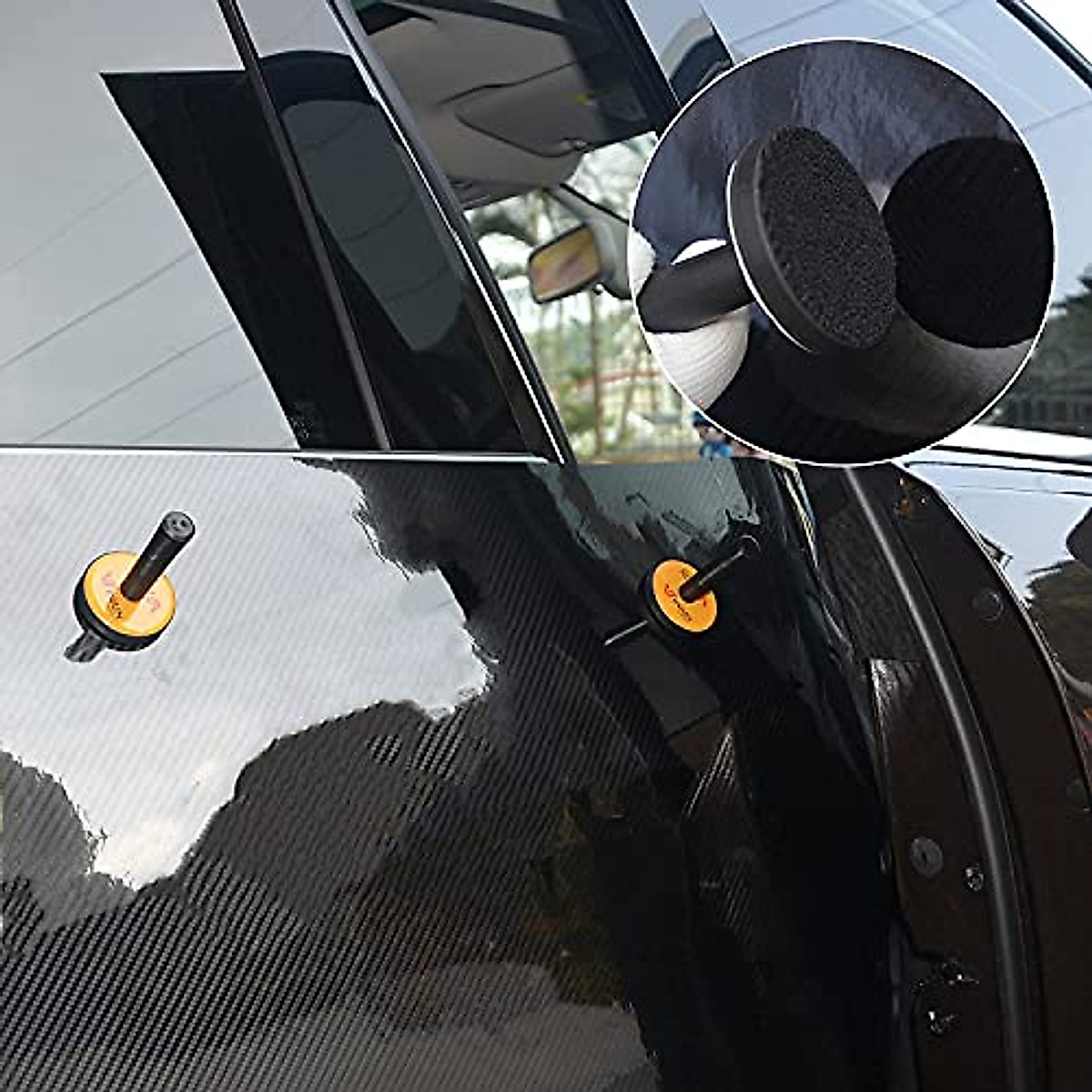 Auto Window Tint Film Tool Kits Include Vinyl Wrap Felt Squeegees with Spare Fabric Felts, Micro Squeegees, Vinyl Graphic Magnet Holders, Gloves, Cutter Knife, Utility Knife and Blades