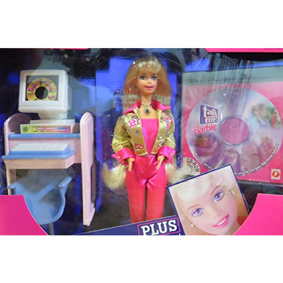 Barbie Talk with Me Doll W Cd ROM & More! (1997) [Toy]