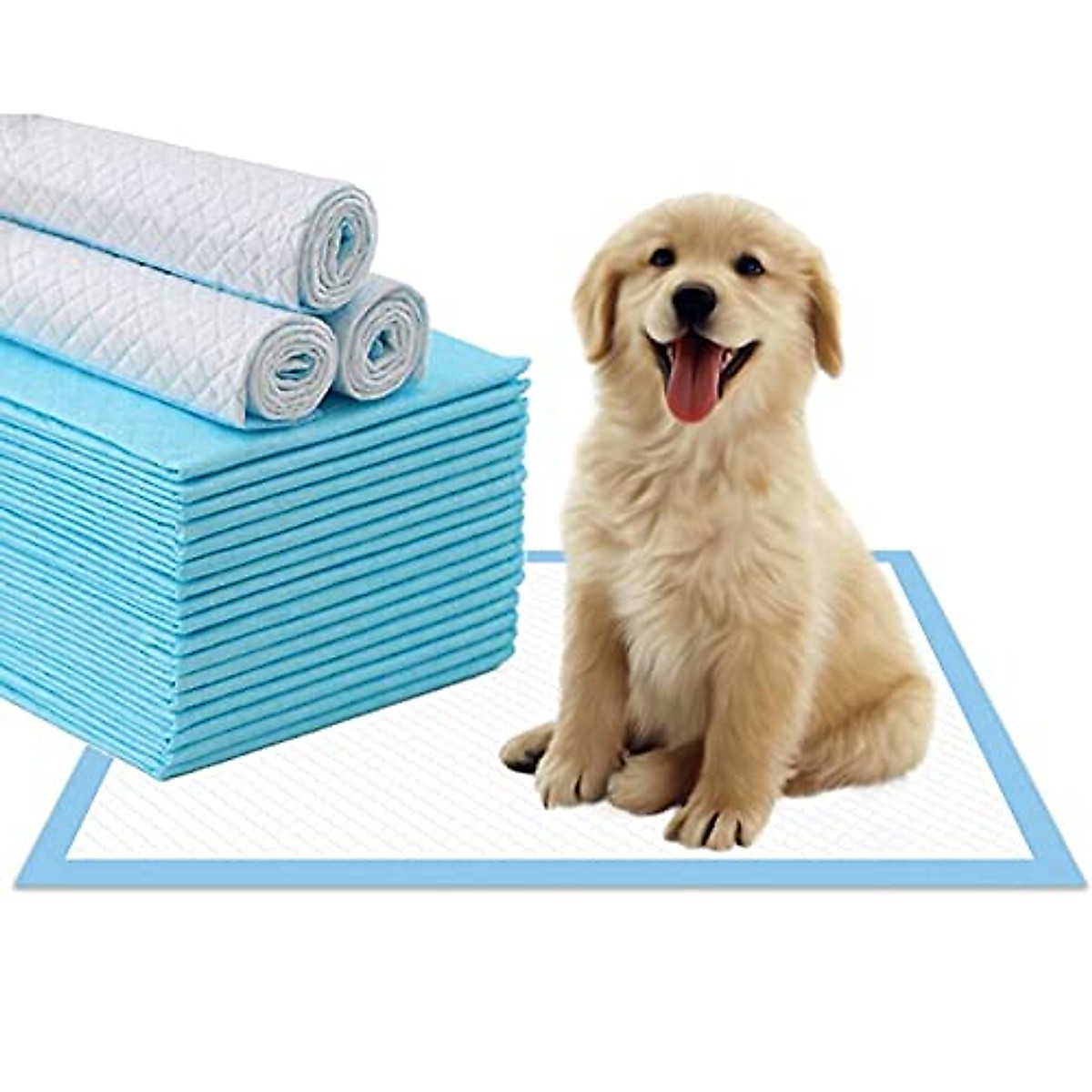 Mr. Peanut's Premium Ultra Absorbent Gel Pee Pads 23"X23", 6 Layers of Protection (40 Count)