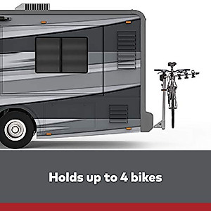 YAKIMA - LongHaul Premium Hitch Bike Rack for RV and Travel-Trailer, 4 Bike Capacity