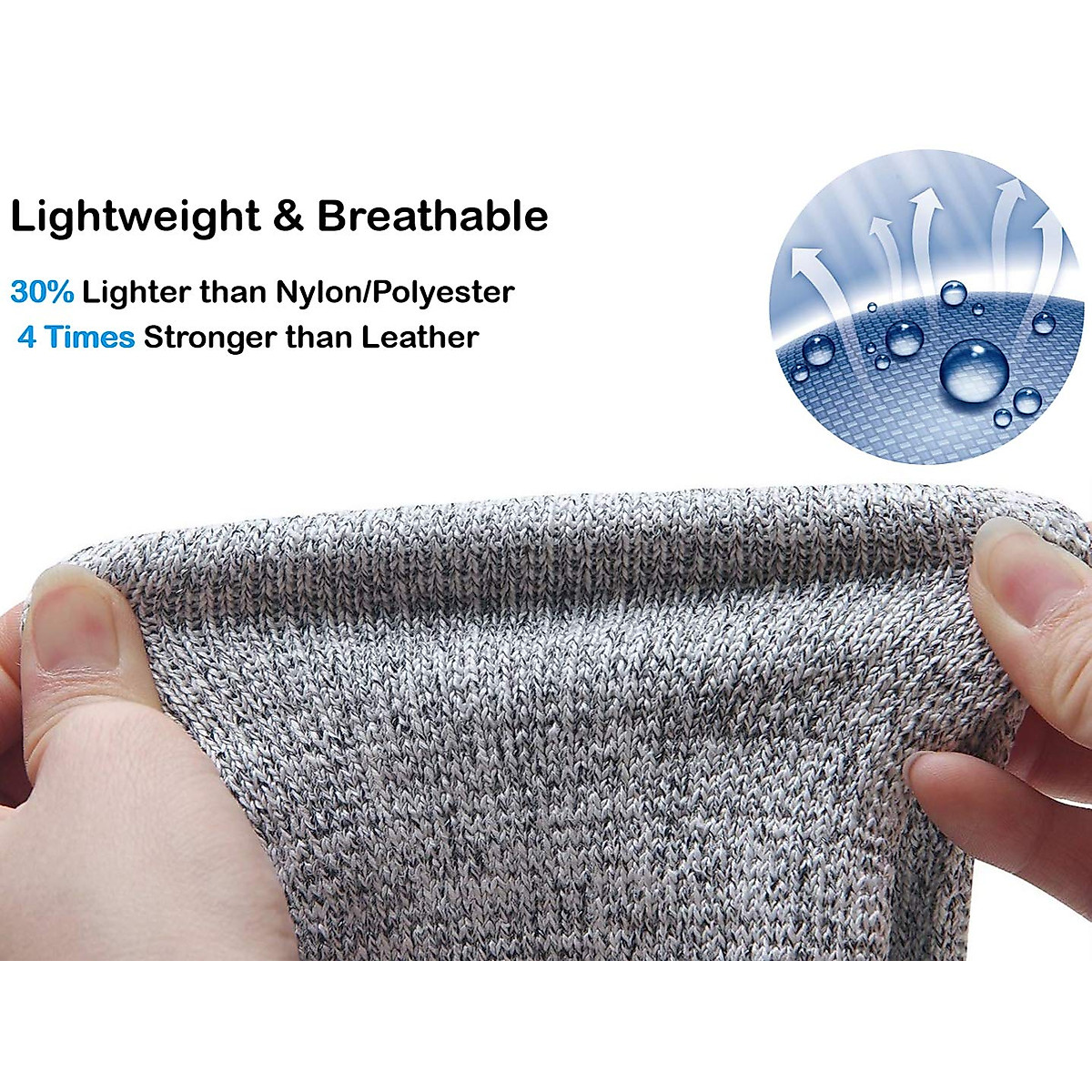 Arm Protection Sleeves, Cut Resistant Sleeves Level 5 Protection, Slash Resistant Anti Abrasion Safety Arm Guards (with thumb hole)