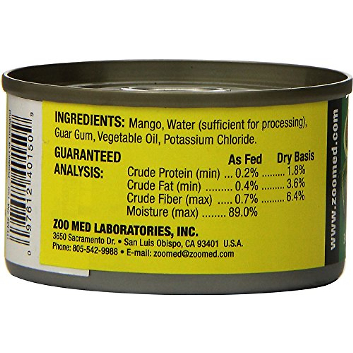 Zoo Med Laboratories SZMZM150 Can O Fruit Mango, 4 Ounce