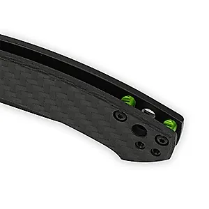 Zero Tolerance 0450CF; Folding Knife with 3.25” DLC-Coated S35VN Stainless Steel Blade, All-Black Carbon Fiber and Titanium Handle Scales, KVT Ball-Bearing Opening, Frame Lock, Pocketclip; 2.45 OZ.