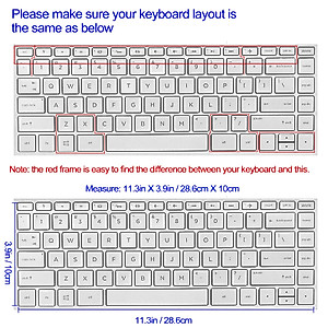 SANFORIN Keyboard Cover for 2020 2019 2018 HP 14" Laptop/HP Pavilion x360 14M-BA 14M-CD 14M-DH 14-BA 14-BF 14-cm 14-CF 14-DF 14-DK 14-DS 14-DQ Series 14 Inch Protective Skin, Cat