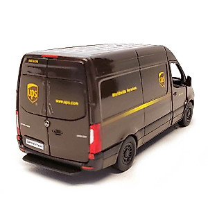 KiNSMART Mercedes-Benz Sprinter UPS Edition Delivery Van 1:48 Scale 5"