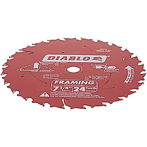 Diablo D0724A 7-1/4" 24T Diablo™ Circular Saw Framing Blade