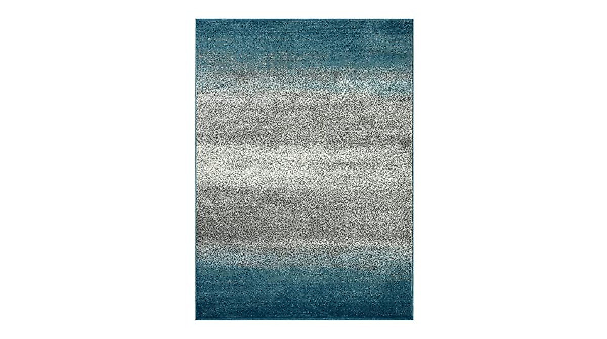 LUXE WEAVERS Abstract Blue Ombre Area Rug - 5x7