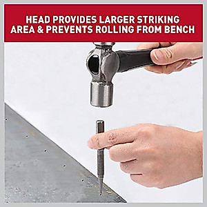 HORUSDY 4-Piece Nail Setter Punch and Center Punch Set