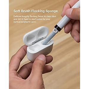 Hygadget Multi-Function Earbuds Cleaner Kit Pen, Hybuds Pen 1.0 Compatible for Cleaning Most Bluetooth Noise Cancelling Headphone, Earphones Such as AirPod Pros 1 2, Samsung Buds and Charging Cases
