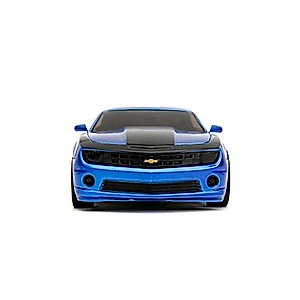 Big Time Muscle 1:24 2010 Chevy Camaro Die-Cast Car, Toys for Kids and Adults(Candy Blue)
