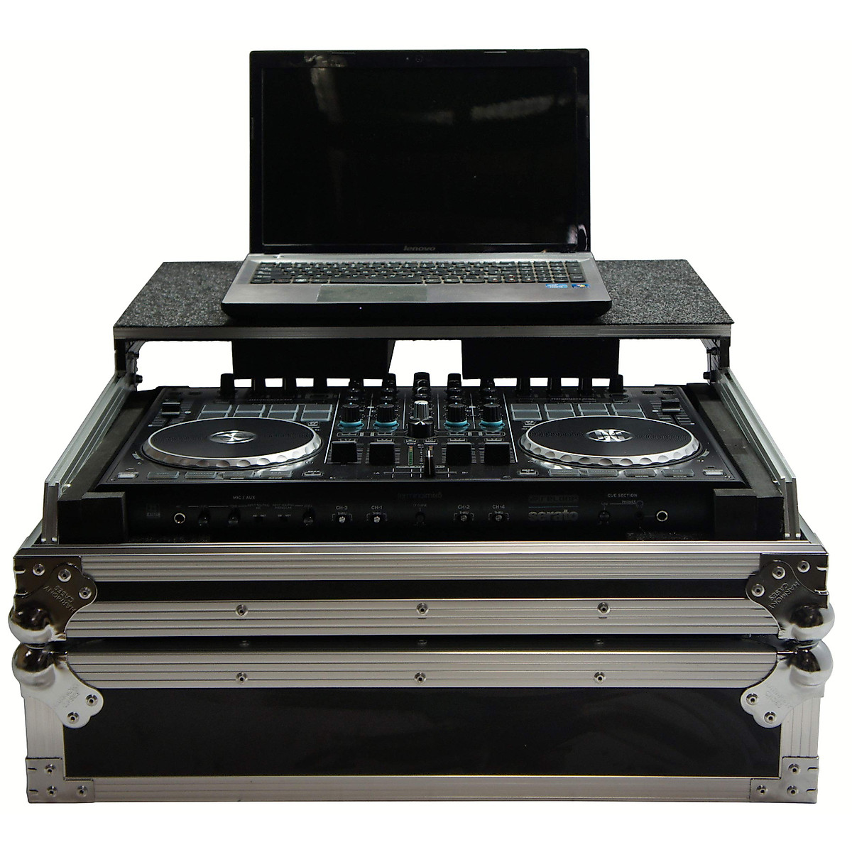 Harmony Audio HCRTMIX8LT Flight Glide Laptop Stand Custom Case Compatible with Reloop Terminal Mix 8