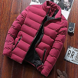 Men's Padding Coat Long Sleeves Waterproof 2022 Falls Winters All-Match Coat Fashion Casual Jackets for Men