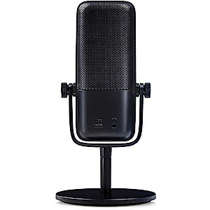 Elgato Wave:1 - Premium Cardioid USB Condenser Microphone for Streaming, Gaming, Home Office, Free Mixer Software, Sound Effect Plugins, Anti-Distortion, Plug & Play, Mac/PC, Stream Deck compatible