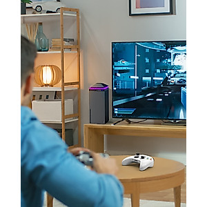 Wiilkac Cooling Fan for Xbox Series X with RGB Light Strip, 3 Levels Adjustable Speed Cooler Fan System 1800/2000/2200 RPM, Low Noise Top Fan with Extra 2 USB Port & Touch Switch