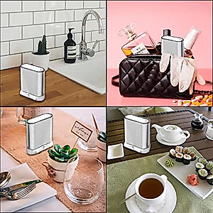 Dental Floss Holder 2 Boxes, Automatic Pop Up Flossers Dispenser, Tasteless Flosser, Hygienic Neat，Total 176PCS Professional Teeth Clean Flossers,Suitable for Home and Office