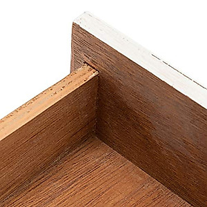 Safavieh Home Collection Rumi White and Natural Rattan 1-Drawer 1-Shelf Nightstand