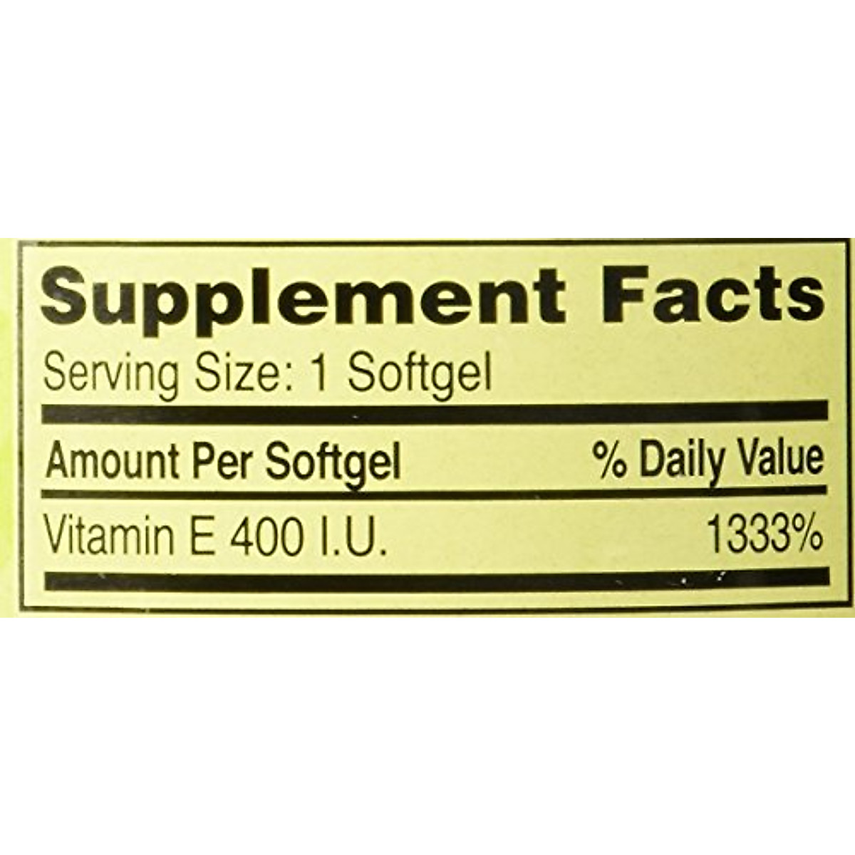 Spring Valley E Vitamin Dietary Supplement, Softgels, 500 ct