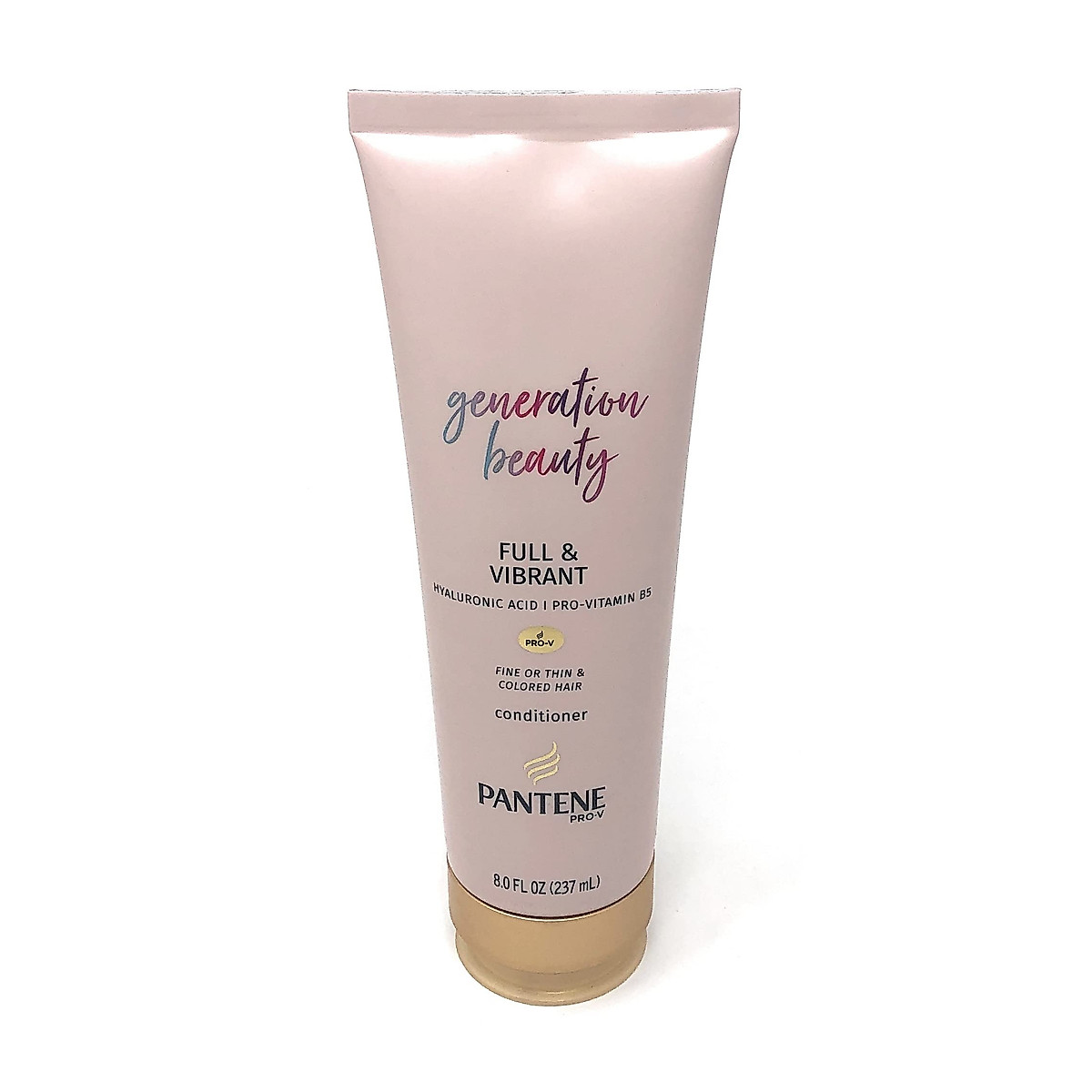 Pantene Pro-V Generation Beauty Full & Vibrant Sulfate Free Conditioner with Hyaluronic Acid for Fine or Thin & Colored Hair, 8 oz