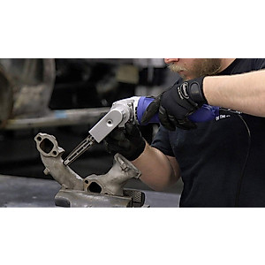 Eastwood Electric Mini Belt Sander | Robust 5.3 Amp Motor | Sanding and Grinding Tool | Lightweight Aluminum Body with Swivel Head | Grinder File With 120 Grit Abrasive Sanding Belt And Key 2300 Fpm