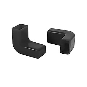 Factory Bumper Tow Hook Covers Fit for Jeep Wrangler JK, JL, Gladiator JT 07-22 Front Bumper Protect from Scuffs and Scratches, 2 Pack (Black)