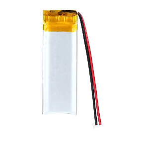 AKZYTUE 3.7V 350mAh 501646 Lipo Battery Rechargeable Lithium Polymer ion Battery Pack with JST Connector
