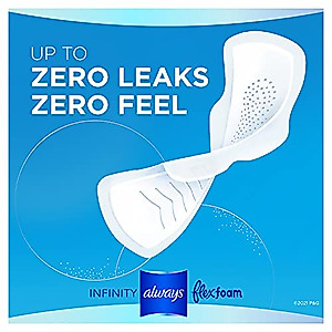 Always Infinity Pads, Size 1, Regular, 18 Count - Pack of 4 (72 Count Total)