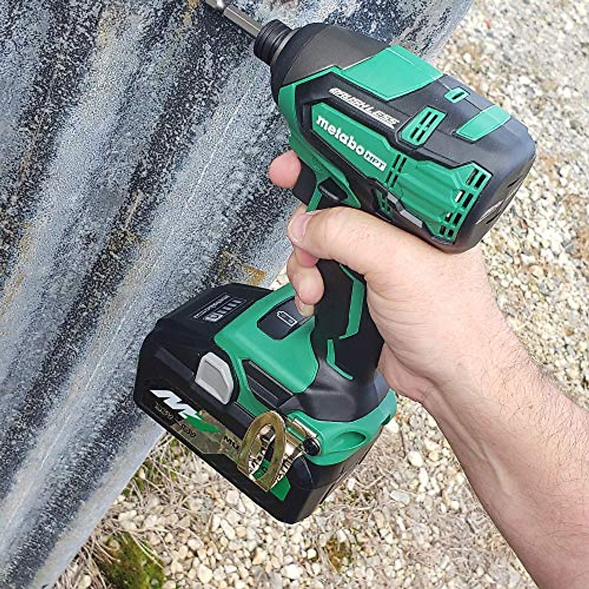 Metabo HPT WH18DBFL2T 18V Cordless Impact Driver | Includes 2 Batteries (1) 36V/18V Multivolt 5.0Ah & (1) 18V Compact 3.0Ah Battery | 1,522 in-lbs of Torque | Up to 3,100 Rpm 3,400 BPM | Brushless