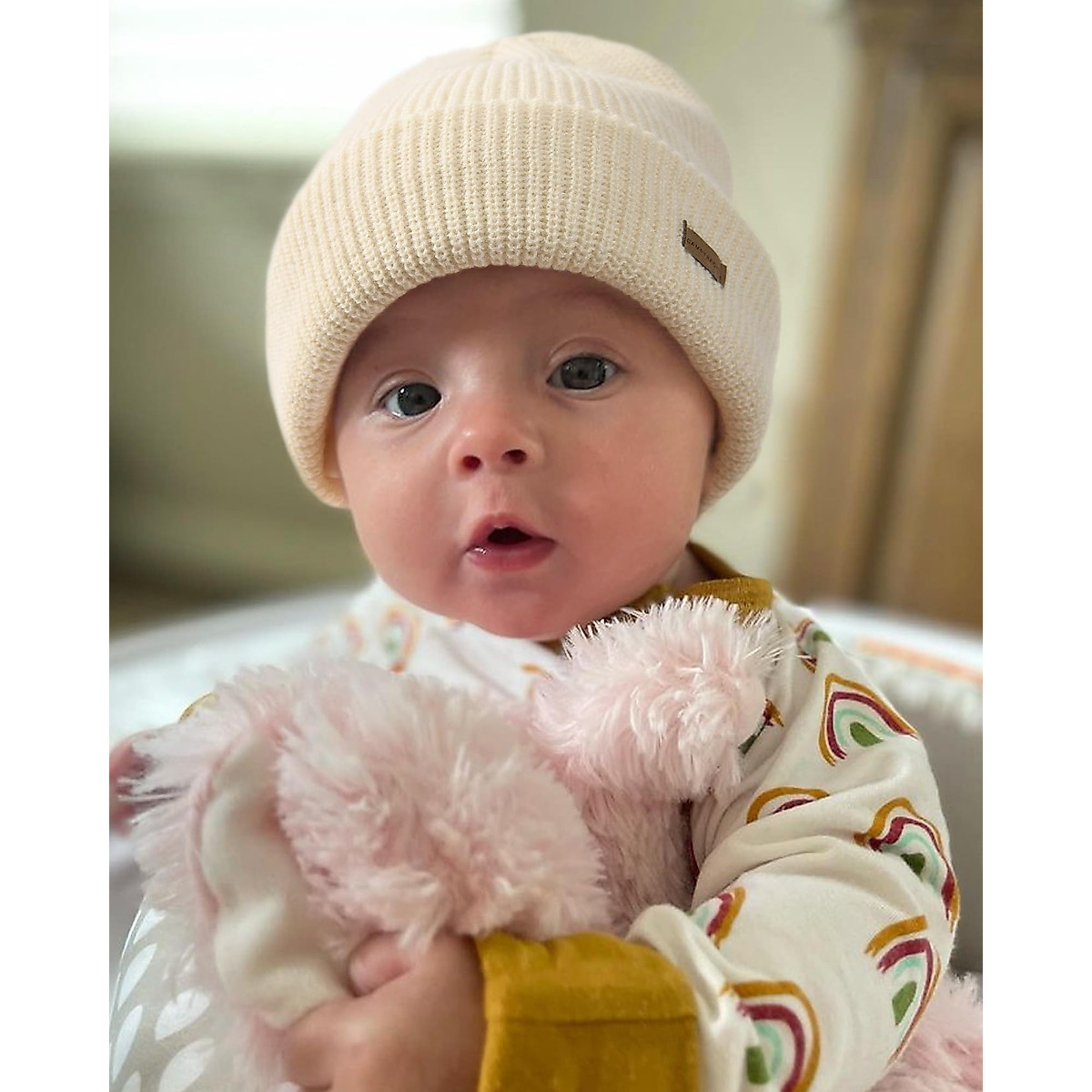 Camptrace Baby Beanie Toddler Infant Winter Hat with Double Layer Knit for Boys Girls