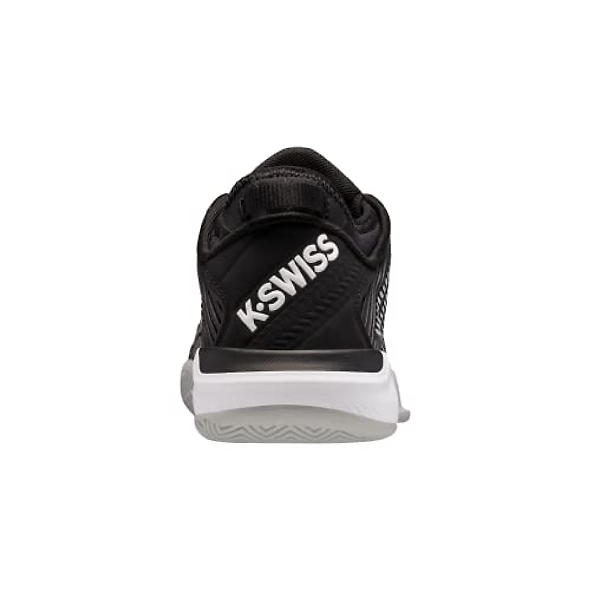 K-Swiss Women's Hypercourt Supreme Tennis Shoe, Black/White/Highrise, 6 M