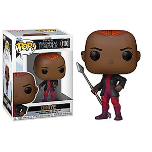 POP Marvel: Black Panther: Wakanda Forever - Okoye Funko Vinyl Figure (Bundled with Compatible Box Protector Case), Multicolored, 3.75 inches