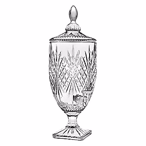 Godinger Iced Beverage Dispenser, Dublin Crystal Collection - 1 Gallon