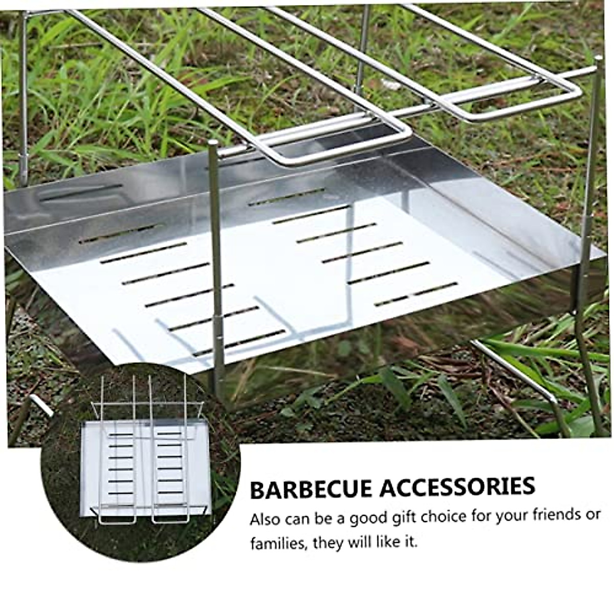 MUSISALY 1 Set Picnic Grill Portable Barbecue Stove Bbq Charcoal Grill Outdoor Stove Burner Portable Stove Burner Portable Grill Stand Outdoor Grills Barbecue Tool Barbecue Grill Bbq Grill
