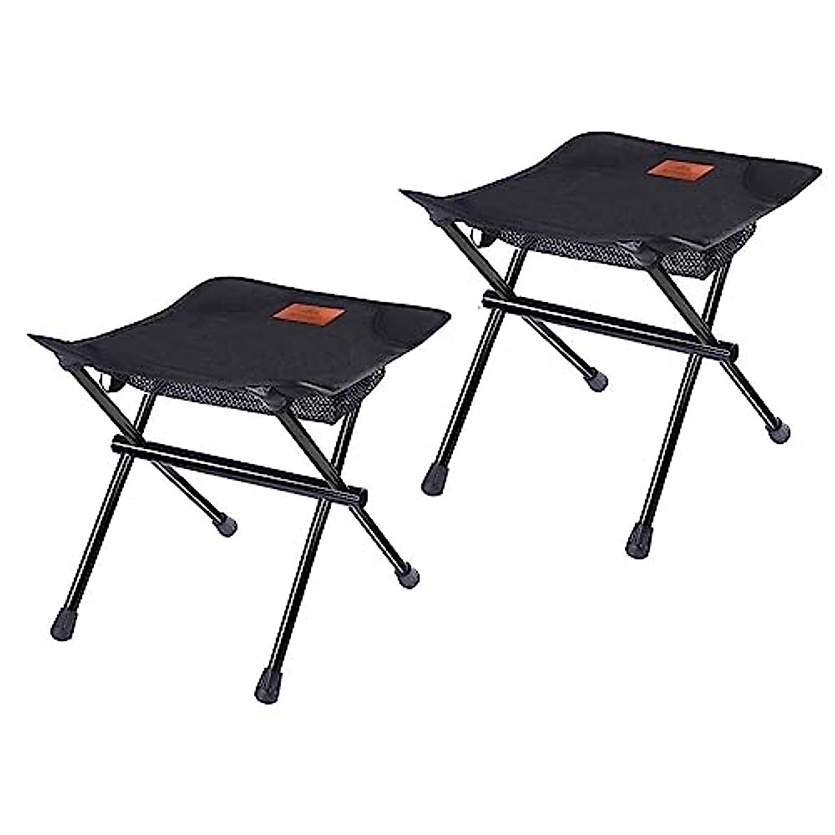 AnYoker Camping Chair, Portable Folding Chair, Beach Chair, Lightweight Hiking Chair,Compact Chair（Black/2pack）