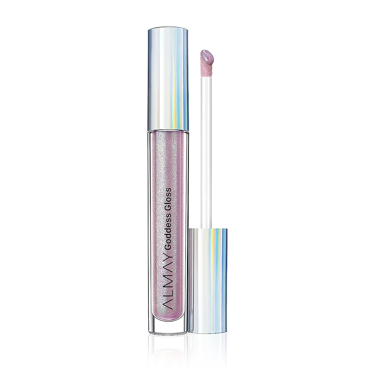 Almay Lip Gloss, Non-Sticky Lip Makeup, Holographic Glitter Finish, Hypoallergenic, 300 Mystic, 0.9 Oz