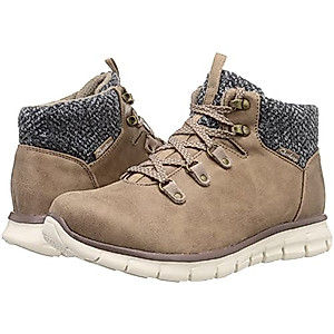 Skechers Women's Walking Boot Hiking, Taupe, 9