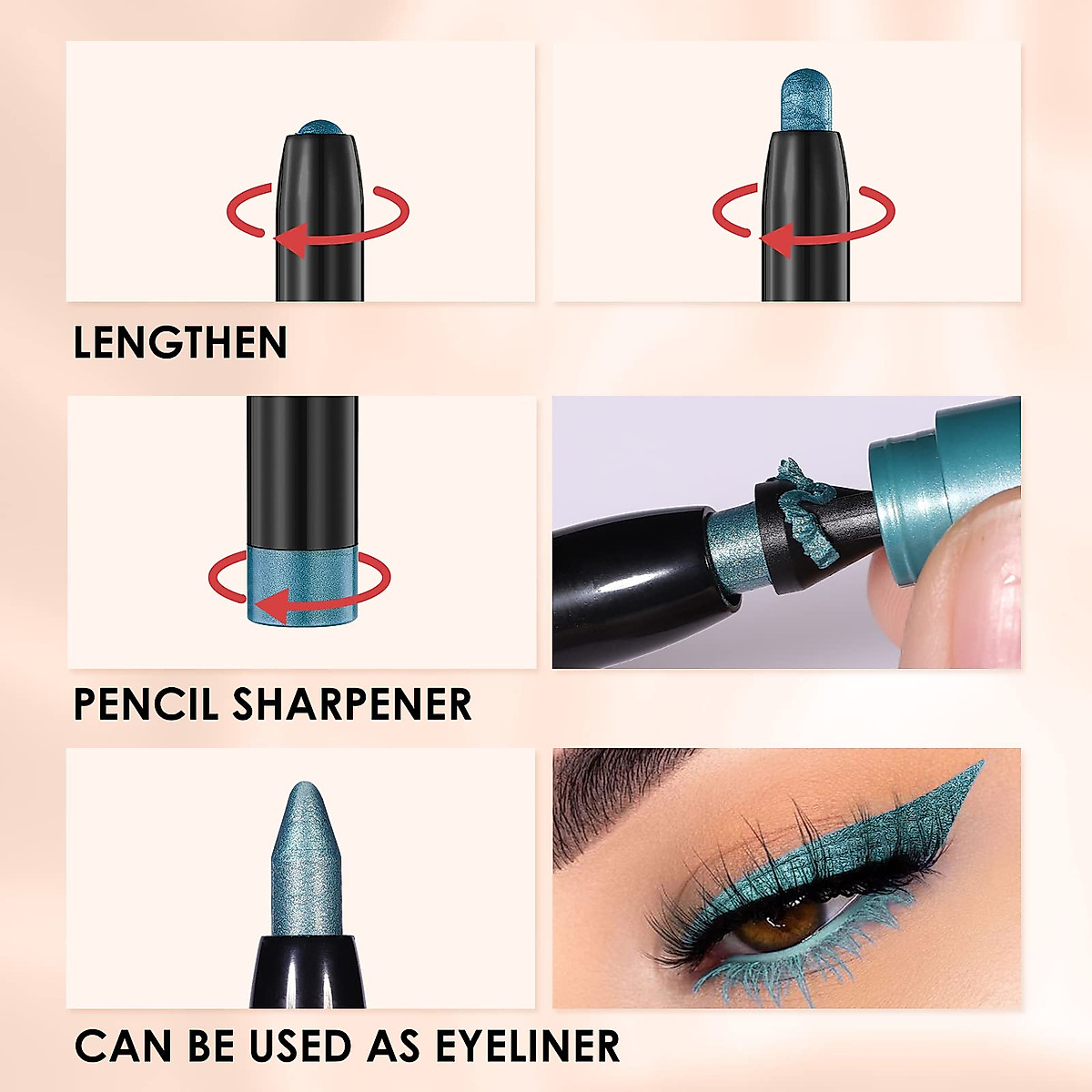 Jolilab 2 Colors Eyeshadow (8Pcs Set)